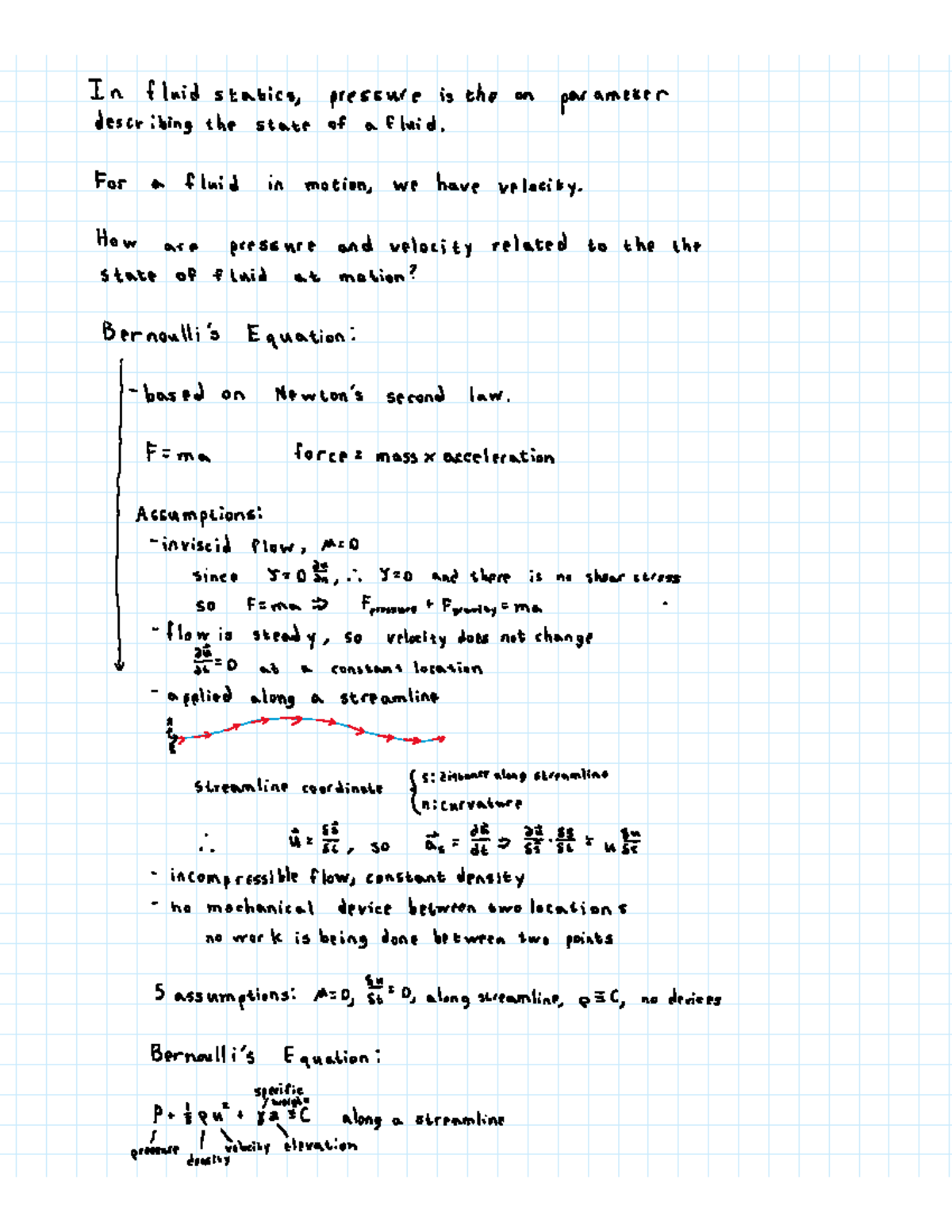 19 Bernoulli's Equation - Engr 323 - Studocu
