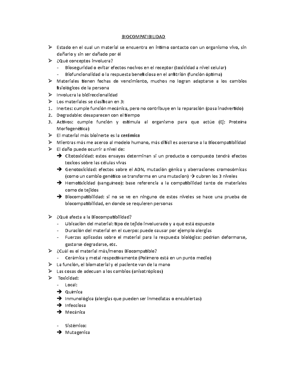 Biocompatibilidad - Dr.Jara - Dra. Dominguez - Dra. Rivadeneira - Dra ...