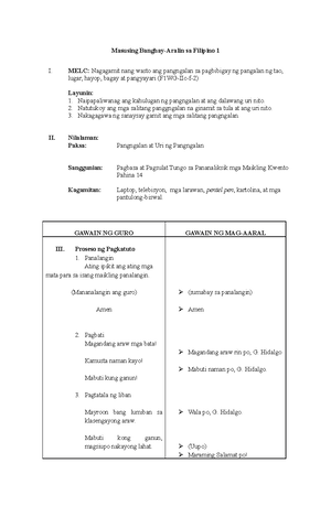 Reflection about the philippine tradition and culture. - Filipino sa ...