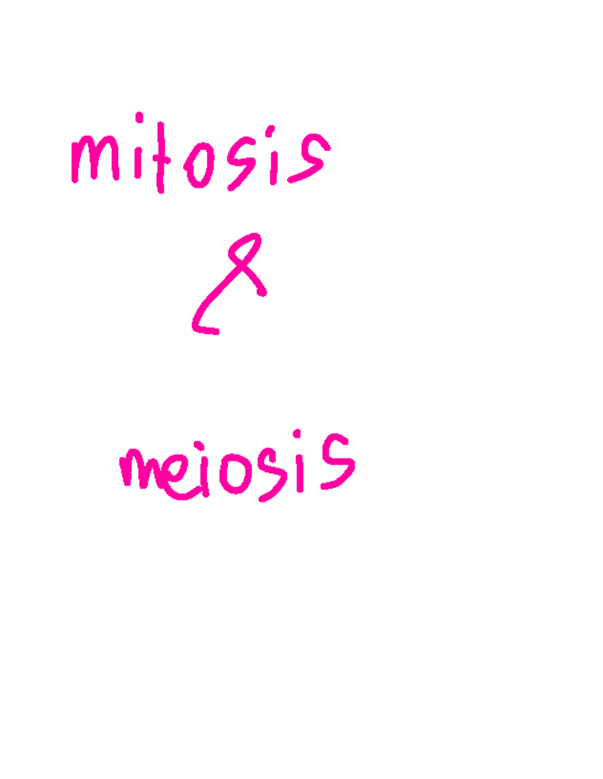 Mitosis and Meiosis Notes (IB DP Bio HL) - mitosis & meiosis Purpose ...