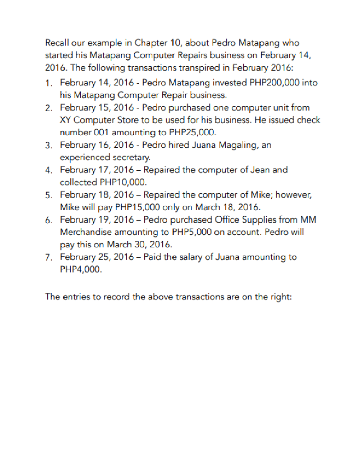 Sample-Transaction - Accountancy - Studocu