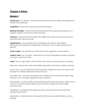Psych Chapter 1 Notes - Chapter 1 Notes: Module 1 Psychology: The ...
