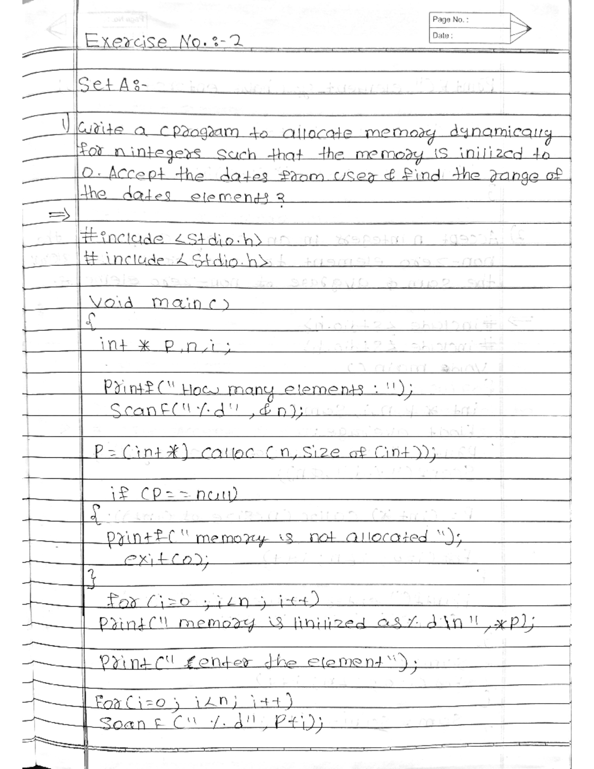 C Languagesolution OF Exercise - Computer science engineering - Studocu
