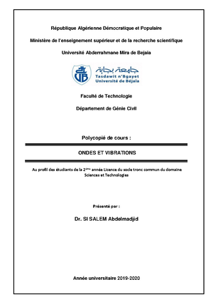 Cours La Construction Mixte Acier-Béton - Ministère de l’Enseignement Supérieur et de la ...