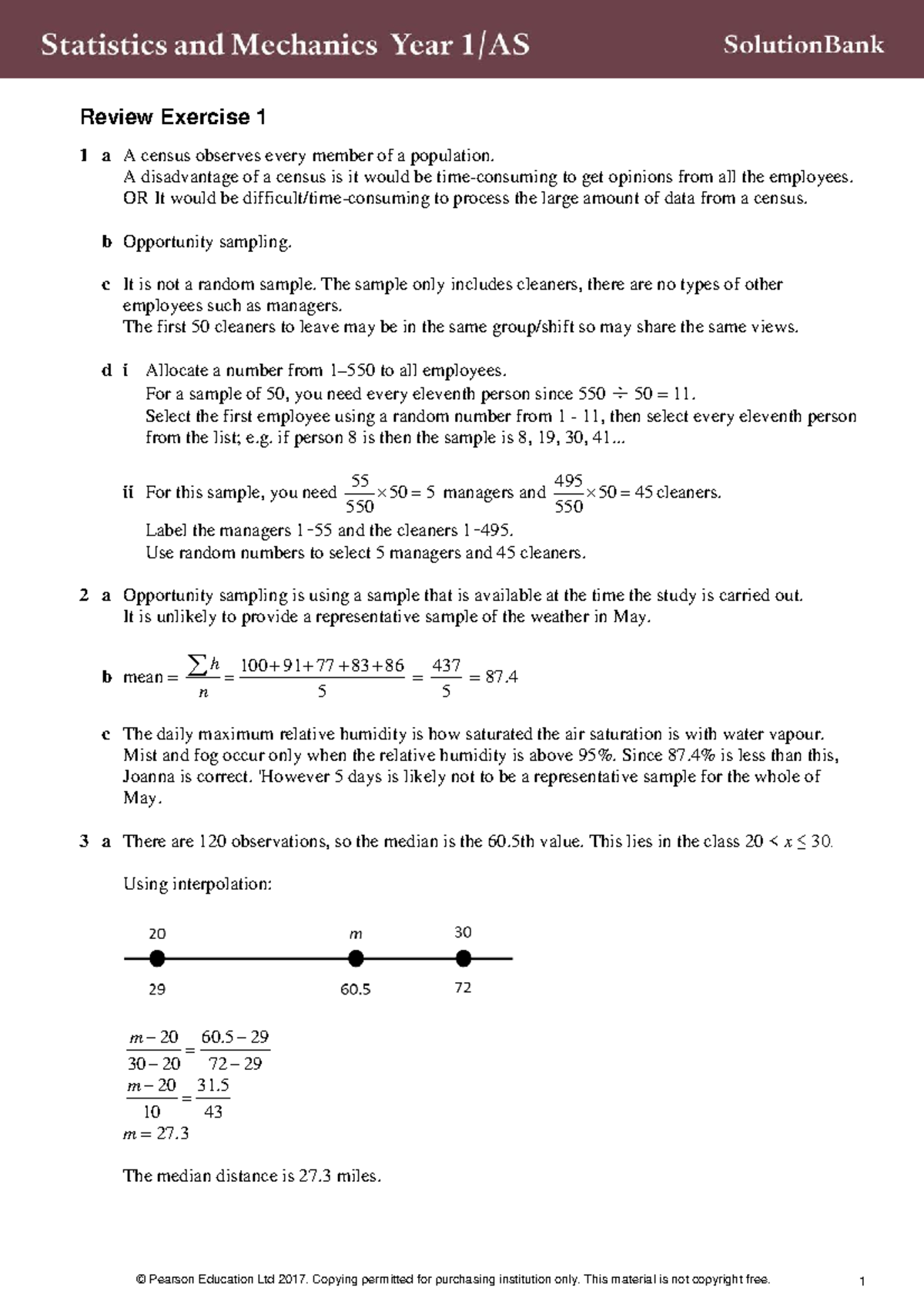 Review Exercise Unit 1-4 Answers - EAC104MSE - Coventry - Studocu