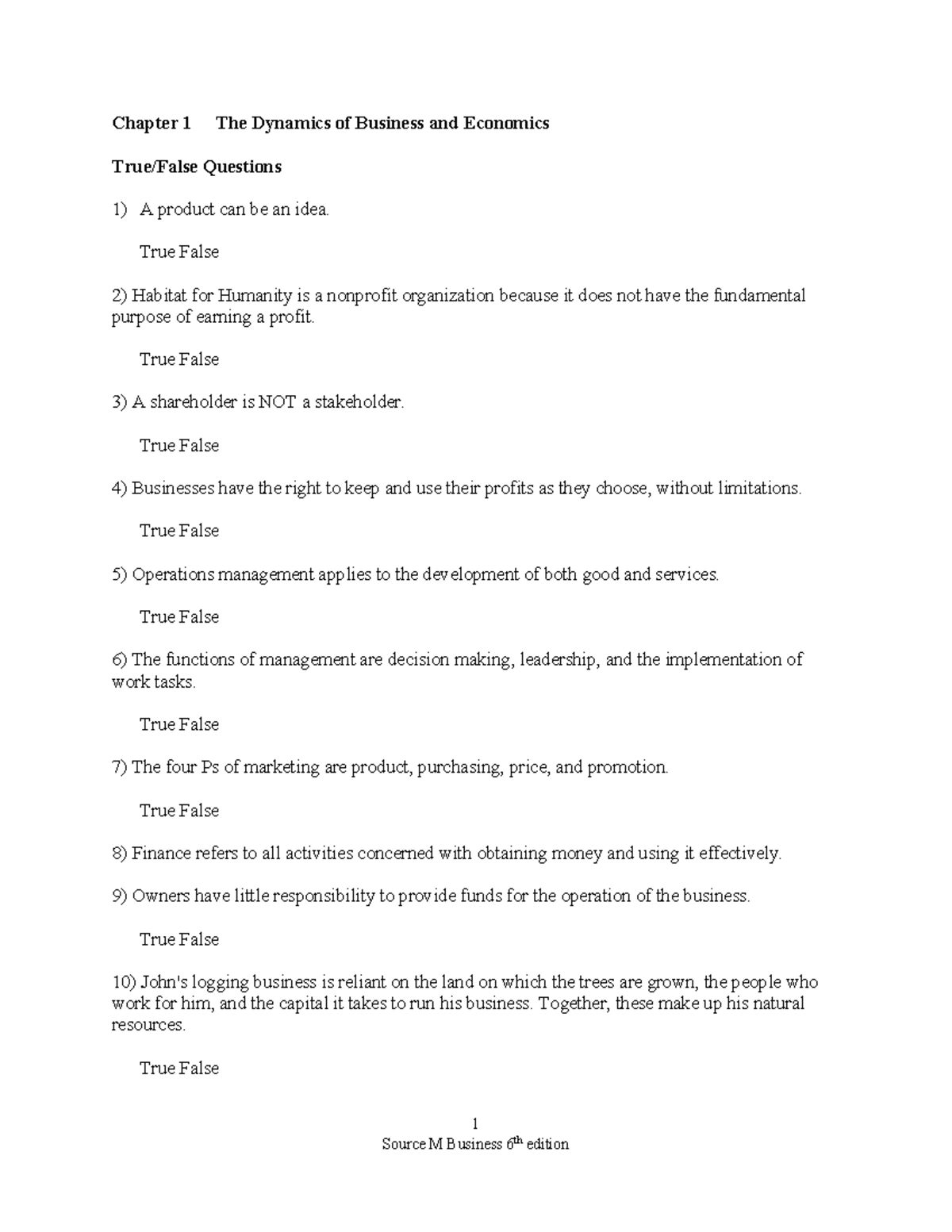 Test bank questions Chapter 1 - Career Development - ADA Universiteti ...