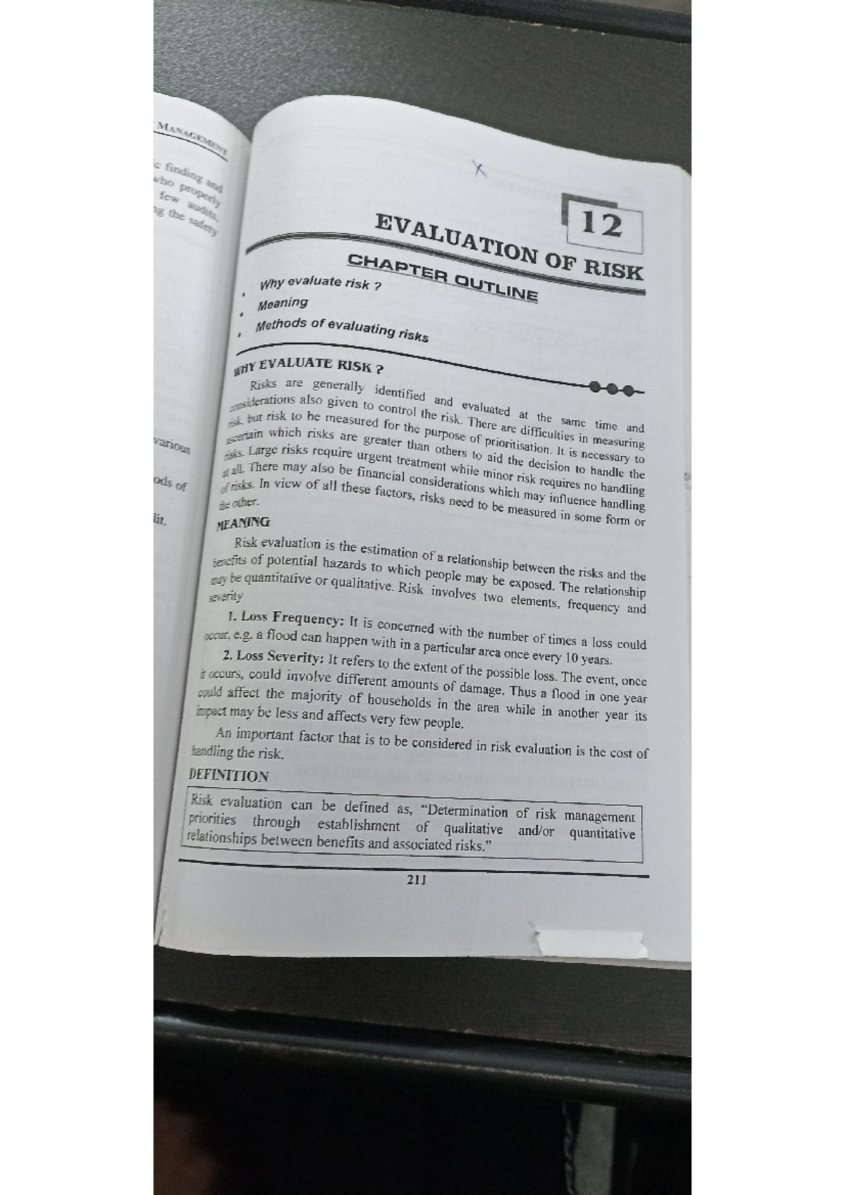 Evolution of risk - Insurance notes - insurance and risk management ...