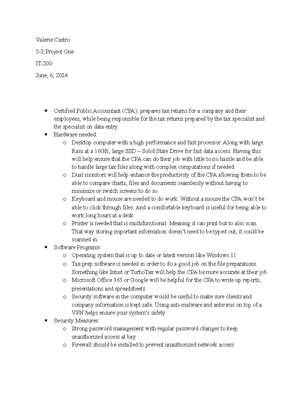 project 5 in module 5 in the 5th week of the term. Pleas check your ...