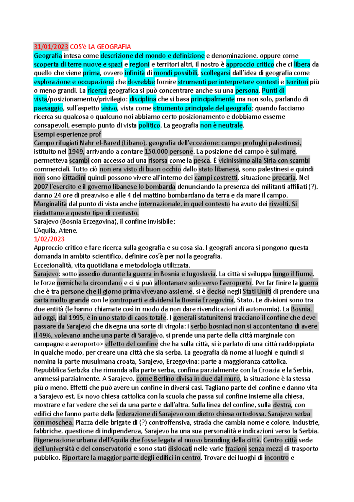 Cos'è geo ARG 1 - cos'è la geografia - 31/01/2023 COS’è LA GEOGRAFIA ...