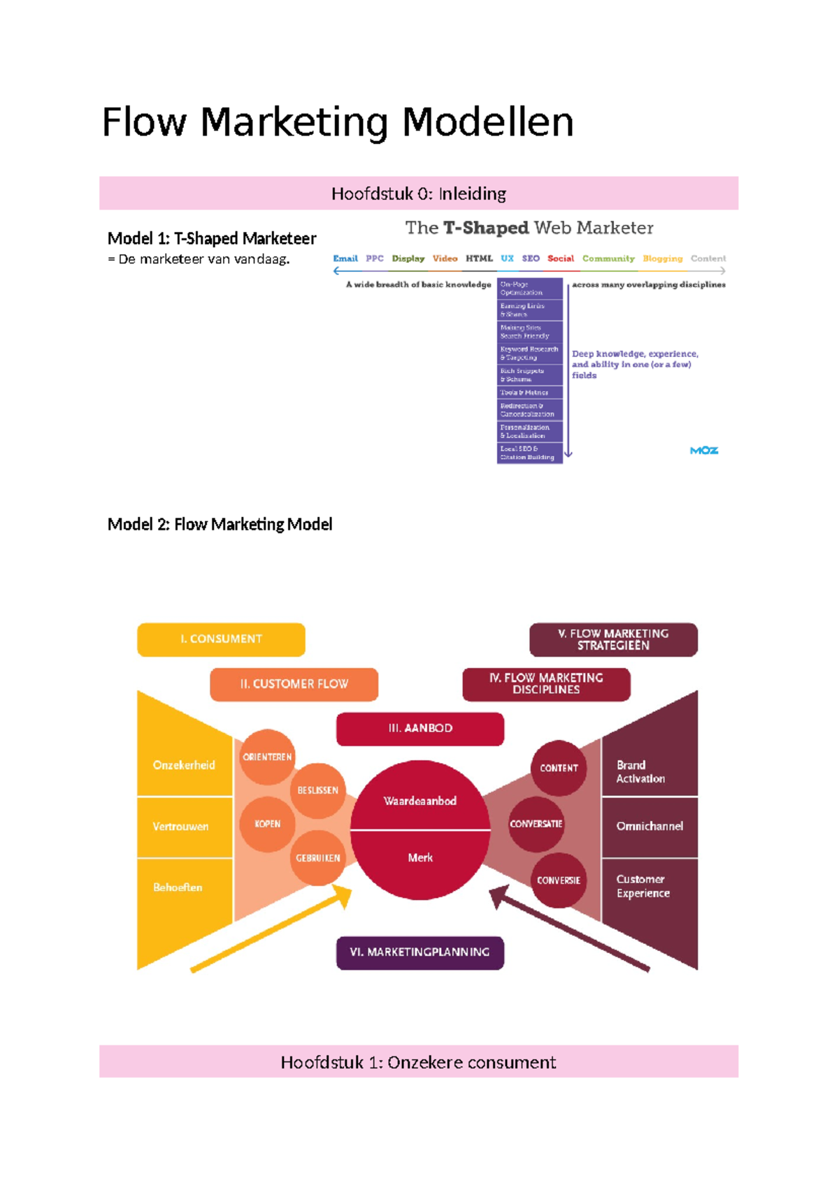 Flow Marketing Modellen - Flow Marketing Modellen Hoofdstuk 0 ...