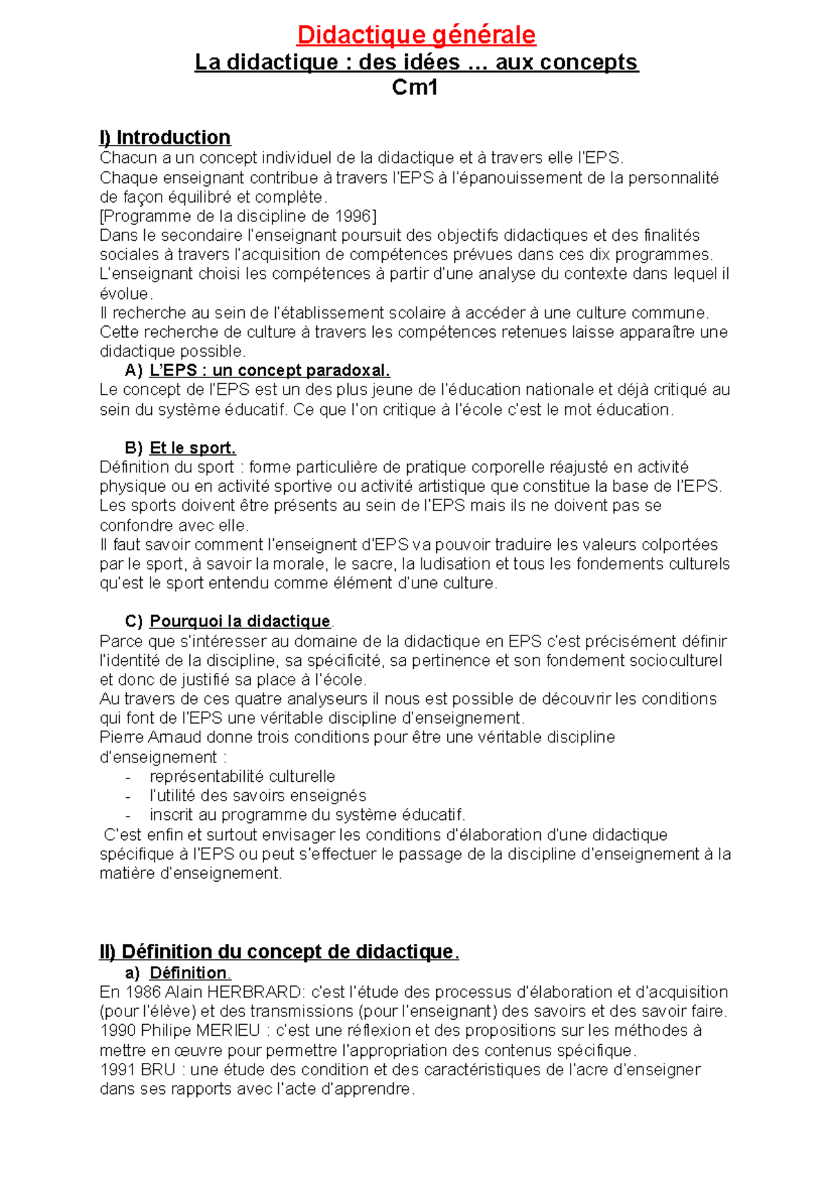 Didactique - vStaps - Didactique générale La didactique : des idées ...