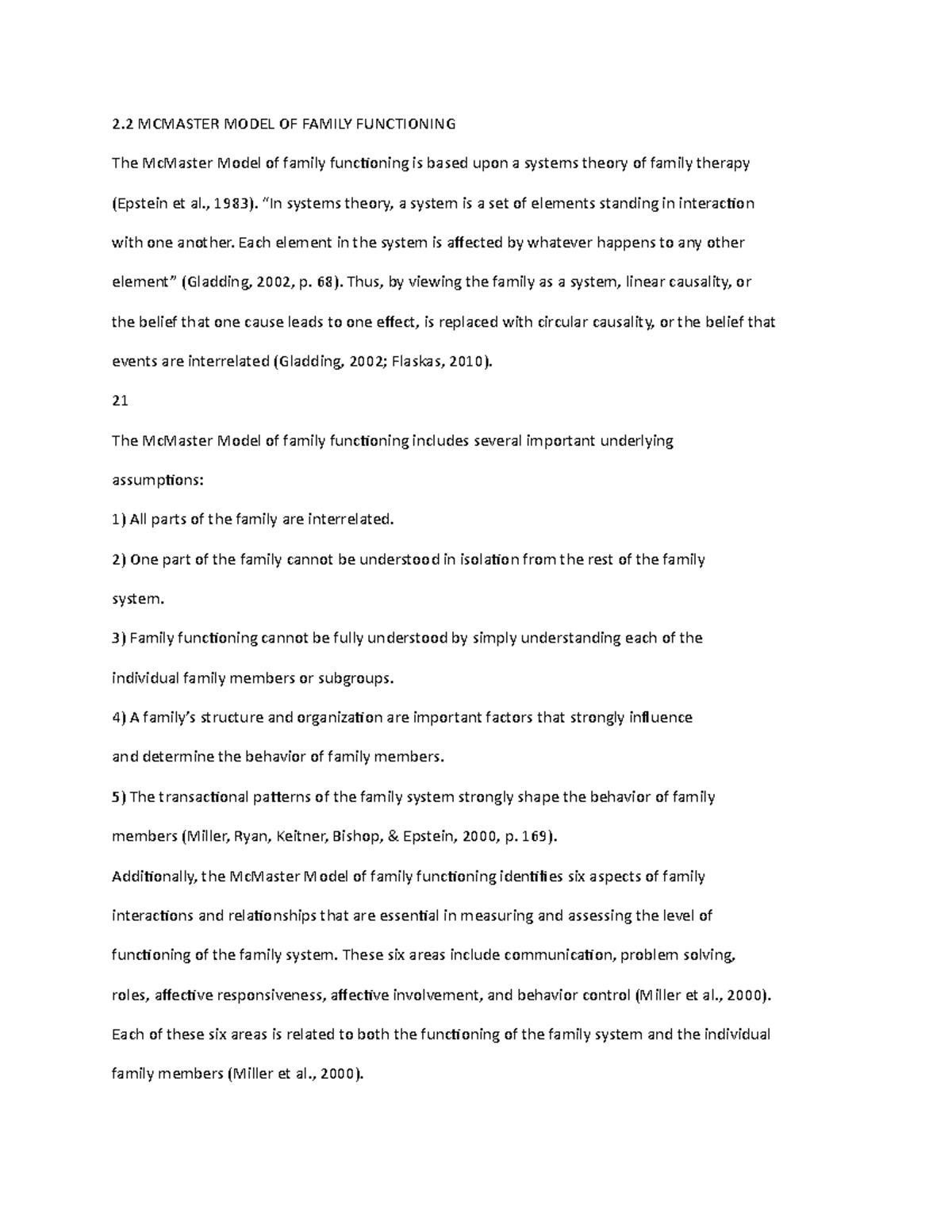 Mc master - Self prepared notes - 2 MCMASTER MODEL OF FAMILY ...