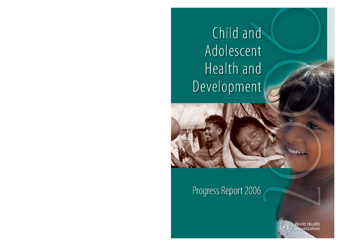 Who - Child and adolescent health and development - Child and ...