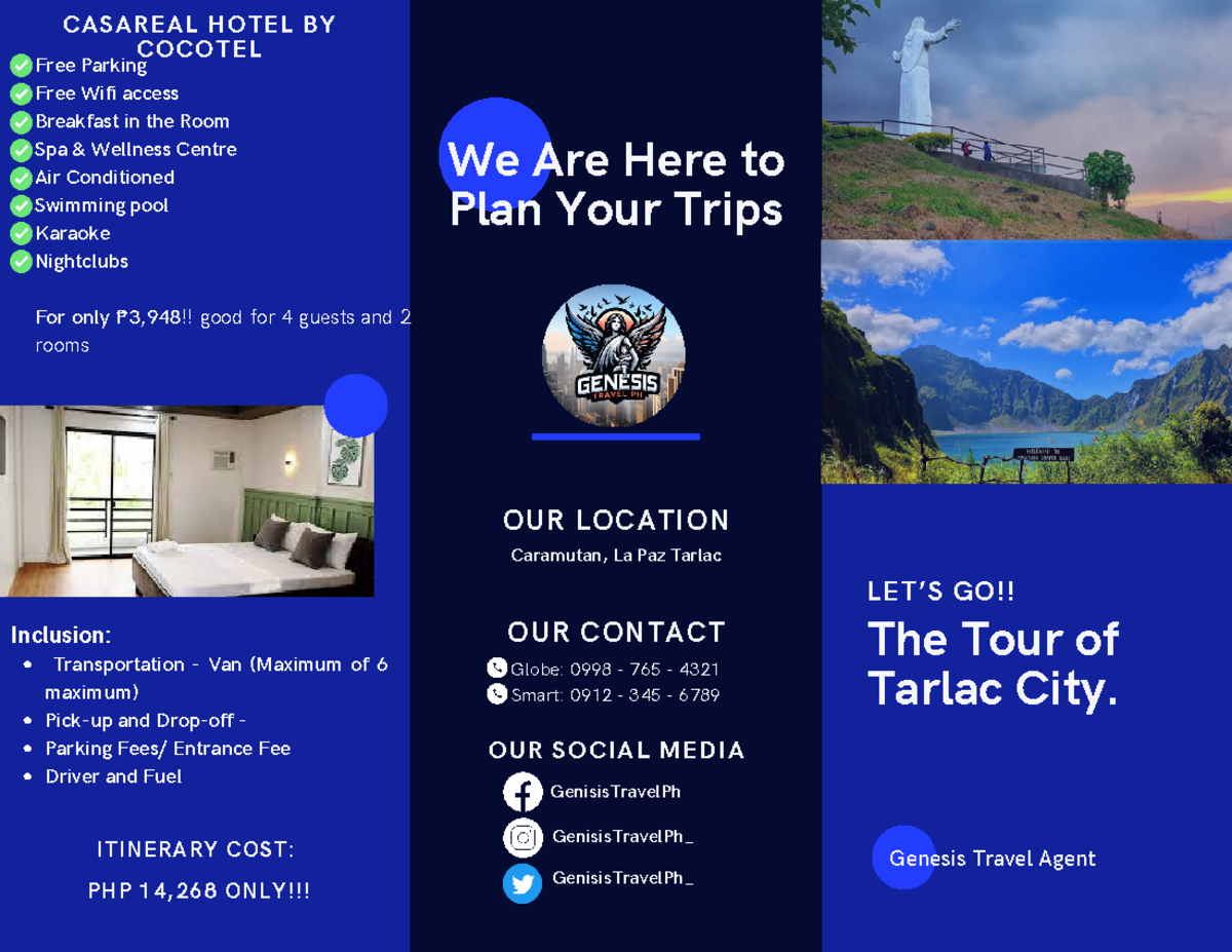 Brochure and Science - Globe: 0998 - 765 - 4321 Smart: 0912 - 345 ...