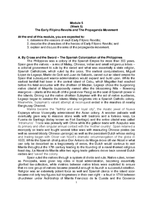 Module 4 Readings In Philippine History - Module 4 (Week 4) The ...
