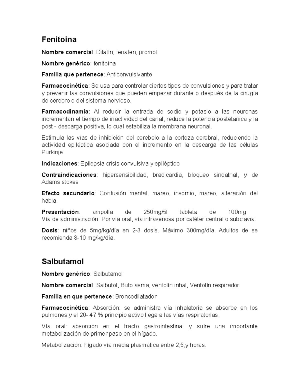 Fichero completo - Fenitoina Nombre comercial: Dilatín, fenaten, prompt ...