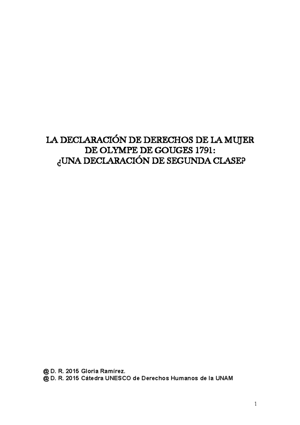002.1 derechos del hombre y mujer - LA DECLARACIÓN DE DERECHOS DE LA ...