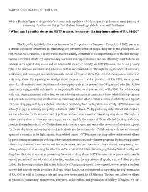 NSTP1 Module revised August 2022 v1 - NATIONAL SERVICE TRAINING PROGRAM ...