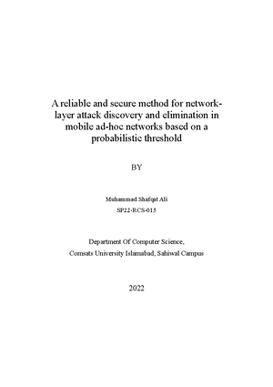 Lab CN - Computer Networks LAB EXPERIMENT # 02: Setting up a small Network Name of Student ...