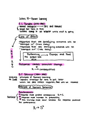 Learning and Behavior Exam 4 Study Guide - Learning and Behavior Study ...