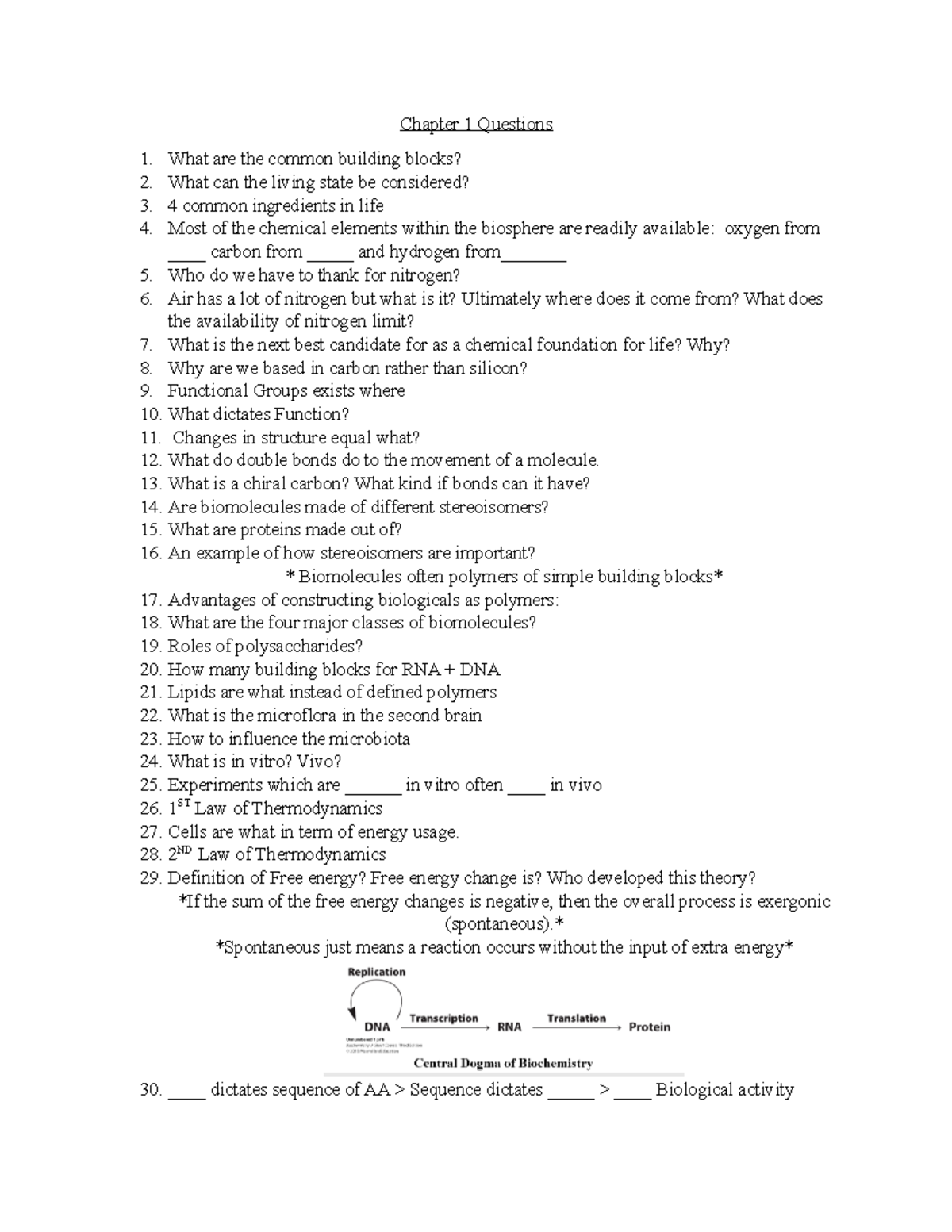 Chapter 1 Questions Lecture Notes Chaper 1 Chapter 1 Questions What Are The Common Building
