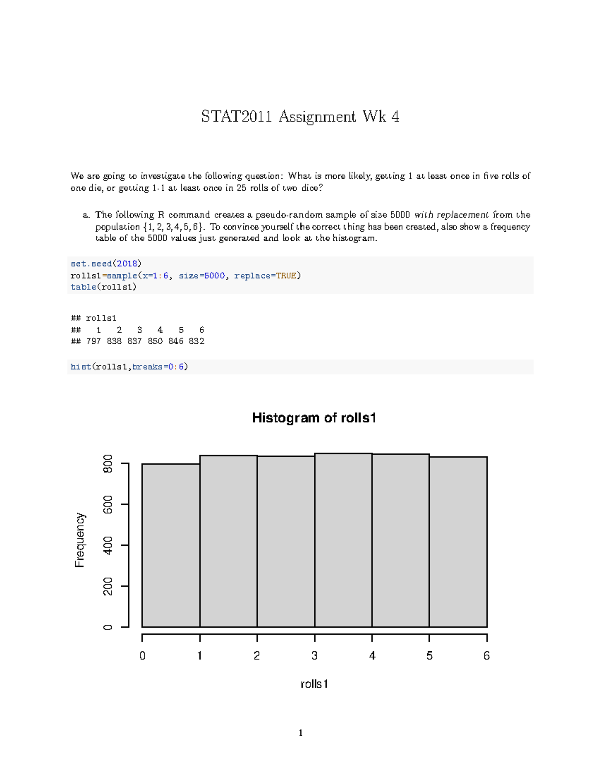Assignmentwk 4 - Summary Statistical Models - STAT2011 Assignment Wk 4 ...