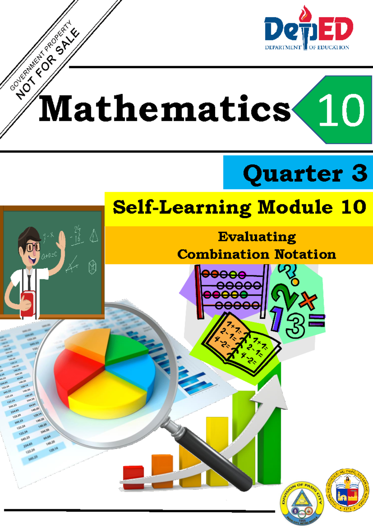 Math-10 Q3-M10 - Module - Evaluating Combination Notation 10 ...