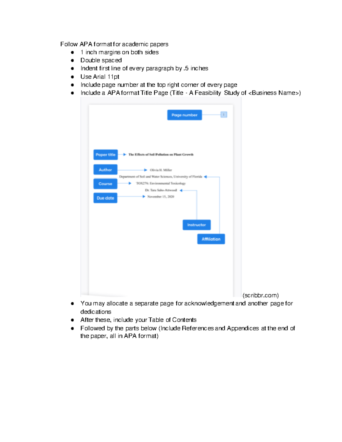 Parts-Feasib - Follow APA format for academic papers 1 inch margins on ...