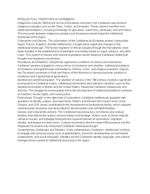 CAPE Caribbean Studies Syllabus - CARIBBEAN EXAMINATIONS COUNCIL ...