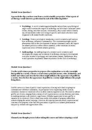 2-3 Module Two Short Responses - Module Two Question 1 Describe one of ...