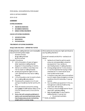 Abnormal Psychology Written Assignment Treatment of Psychological ...