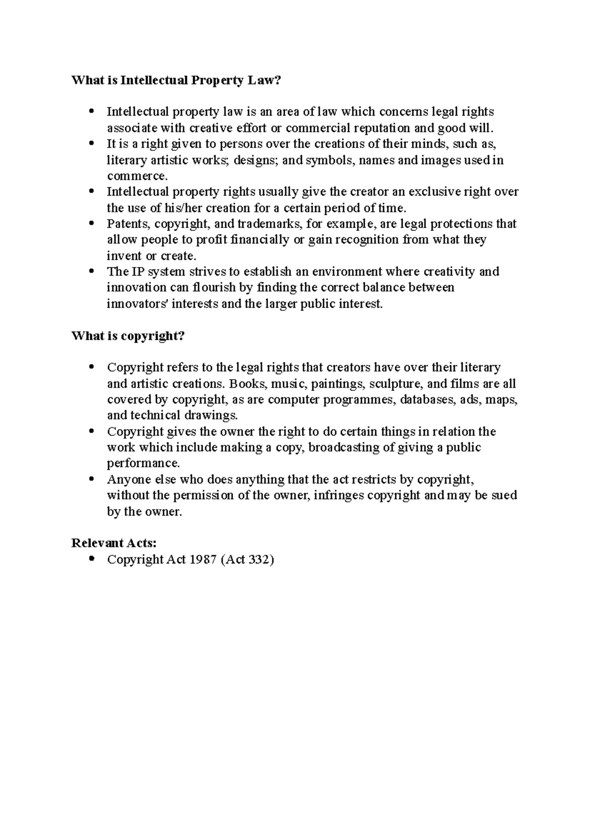 What is Intellectual Property Law; Copyright - What is Intellectual ...