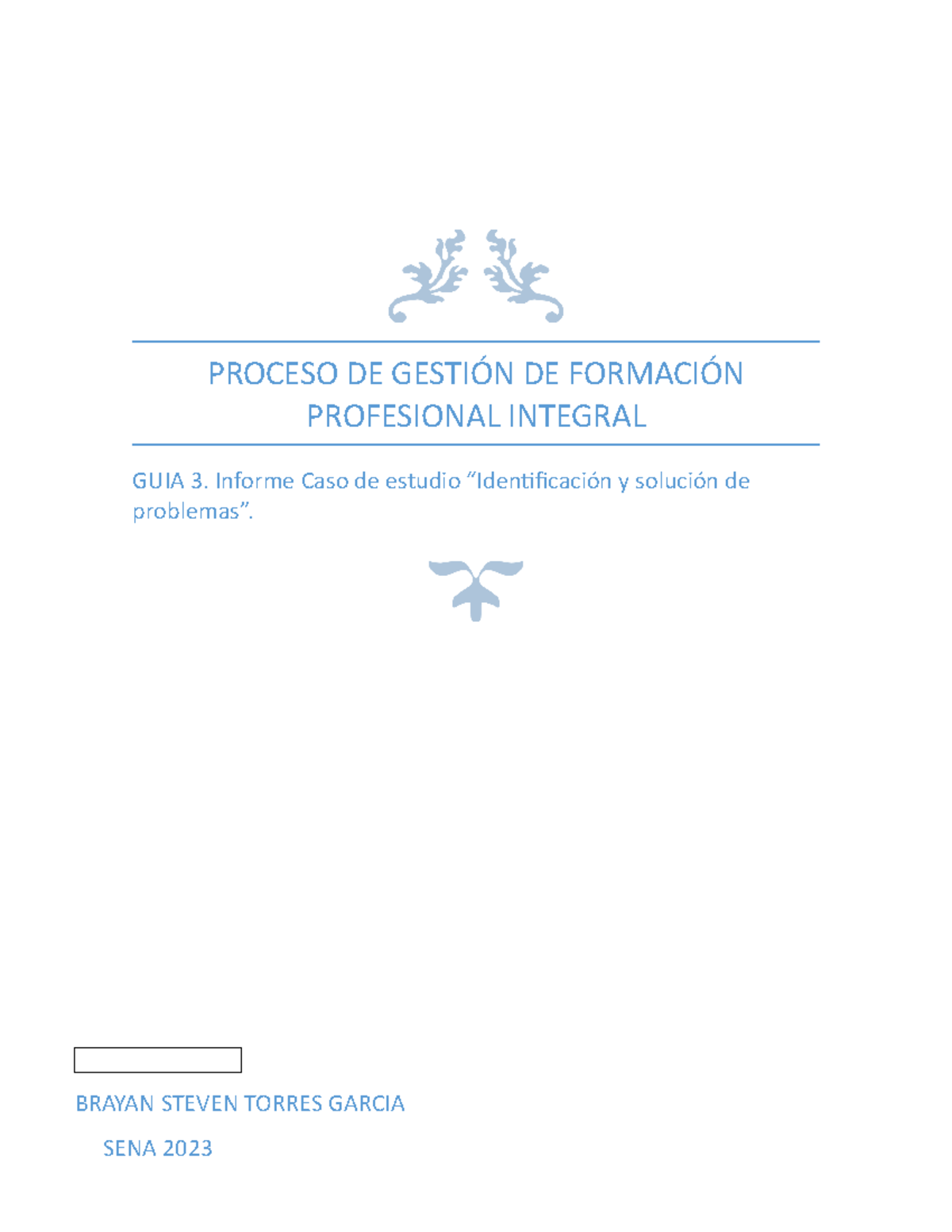 Brayan Torres GUIA 3 - Kdkfkf - derecho procesal penal - UCJC - Studocu