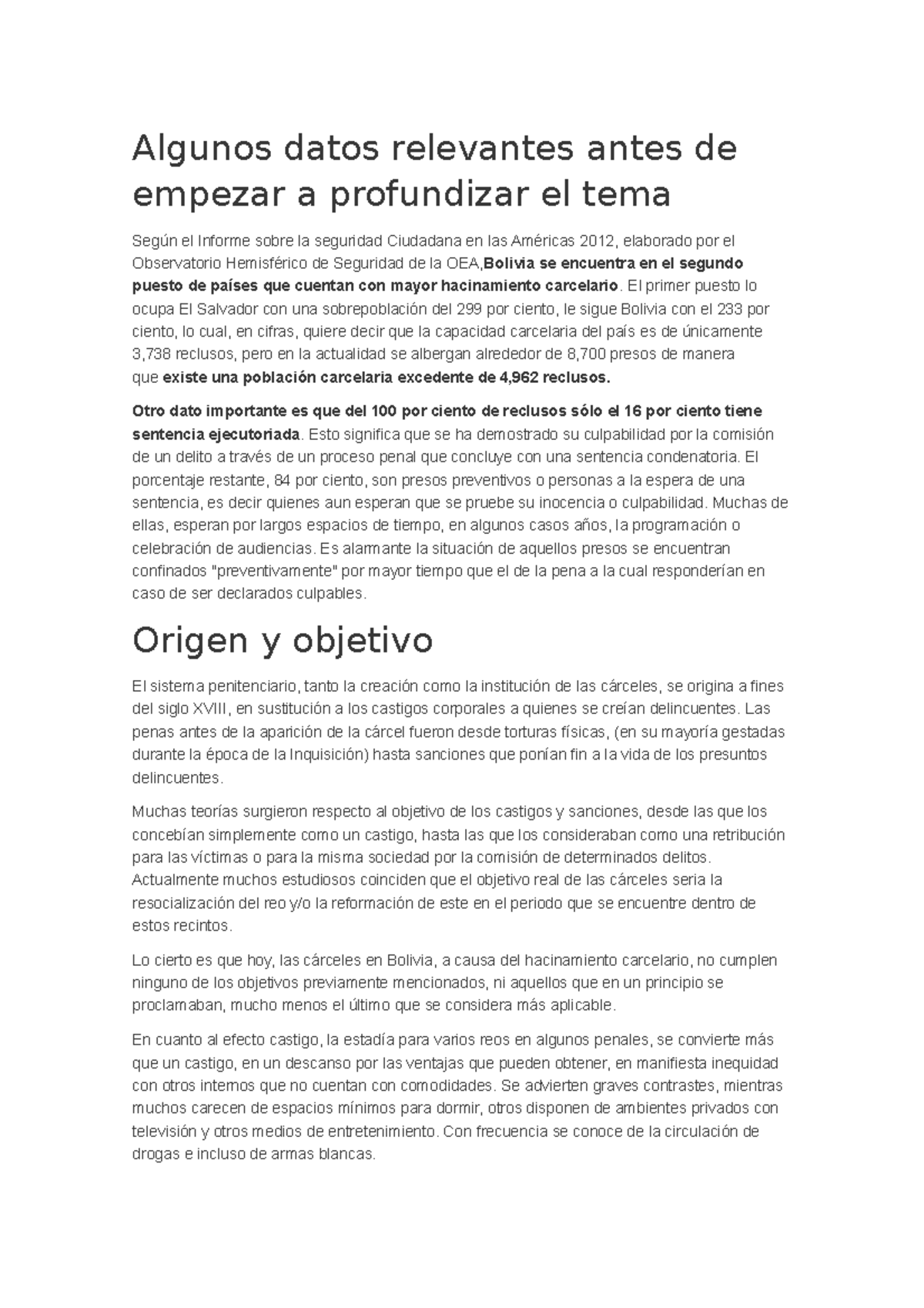 Algunos datos relevantes antes de empeza - El primer puesto lo ocupa El ...