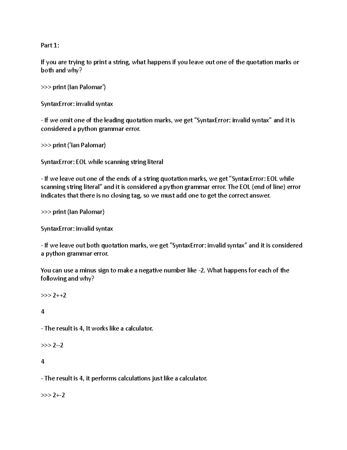 Programing Assignment 1 in to the woods of the life - CPH 2212 ...