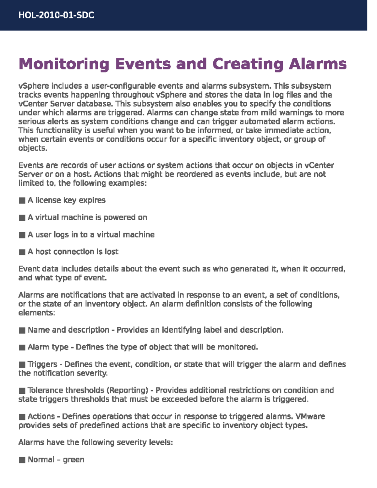 Alarm - Clouds computing (Cse427) - Monitoring Events and Creating ...