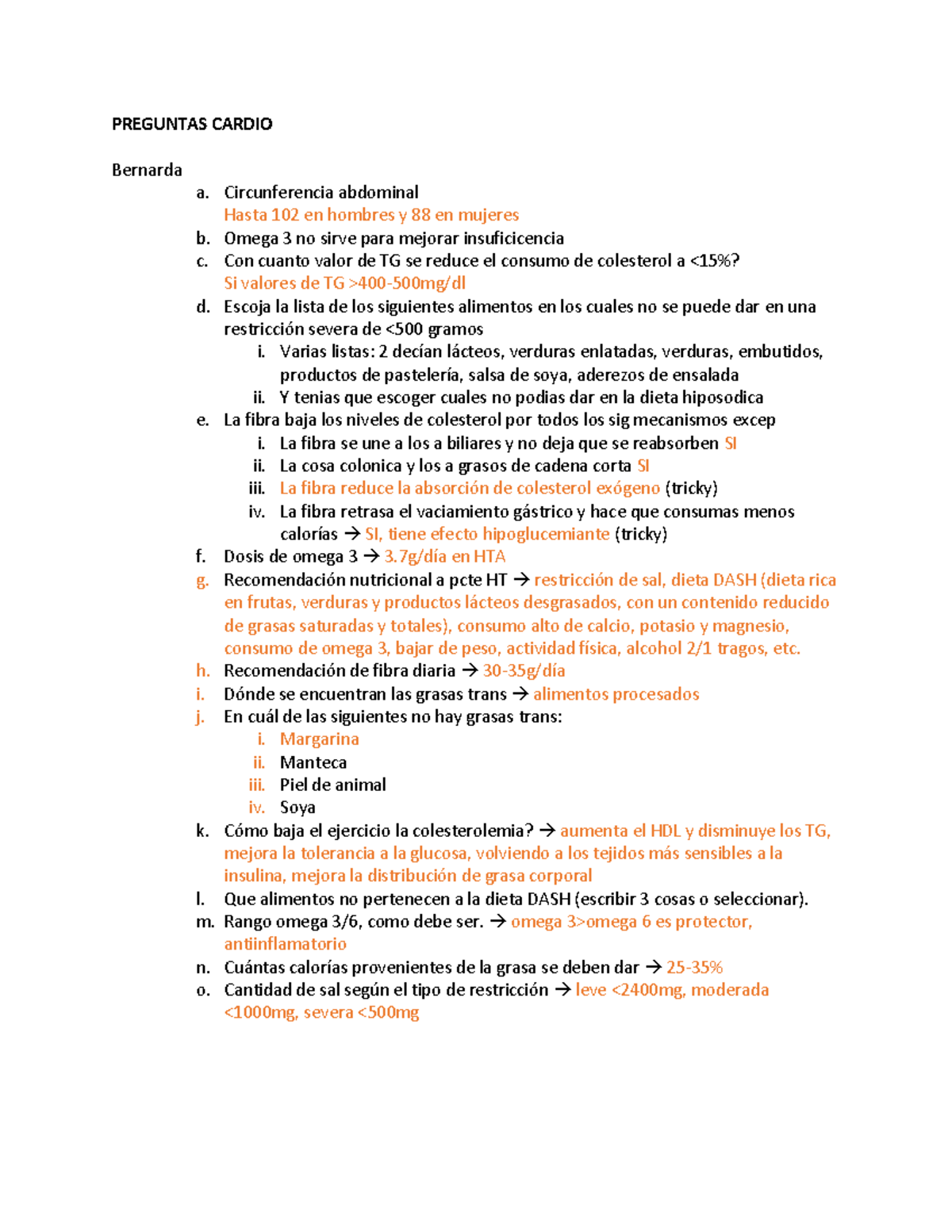 Preguntas Cardio Version 1 - Warning: TT: undefined function: 32 Warning: TT: undefined function ...