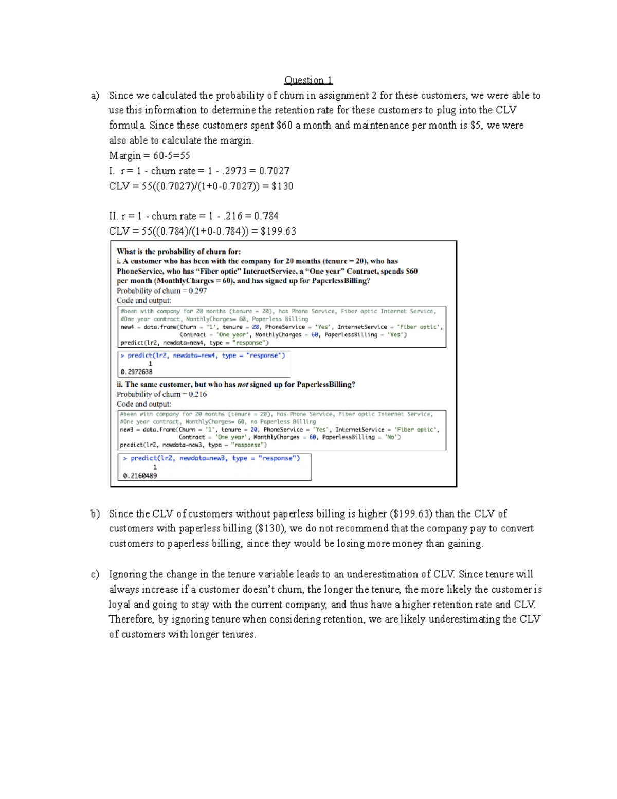 Mktg212 Assignment 4 Mktg 212 Data And Analysis For Marketing Decisions Spring 2020 