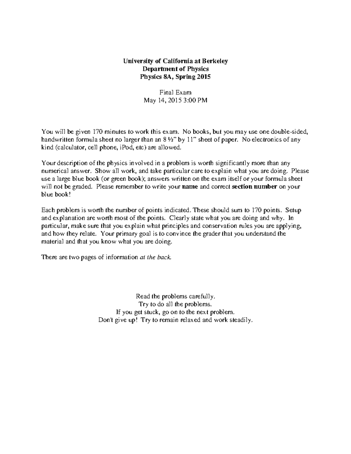 8A De Weese Final Spring 15 - University of California at Berkeley ...