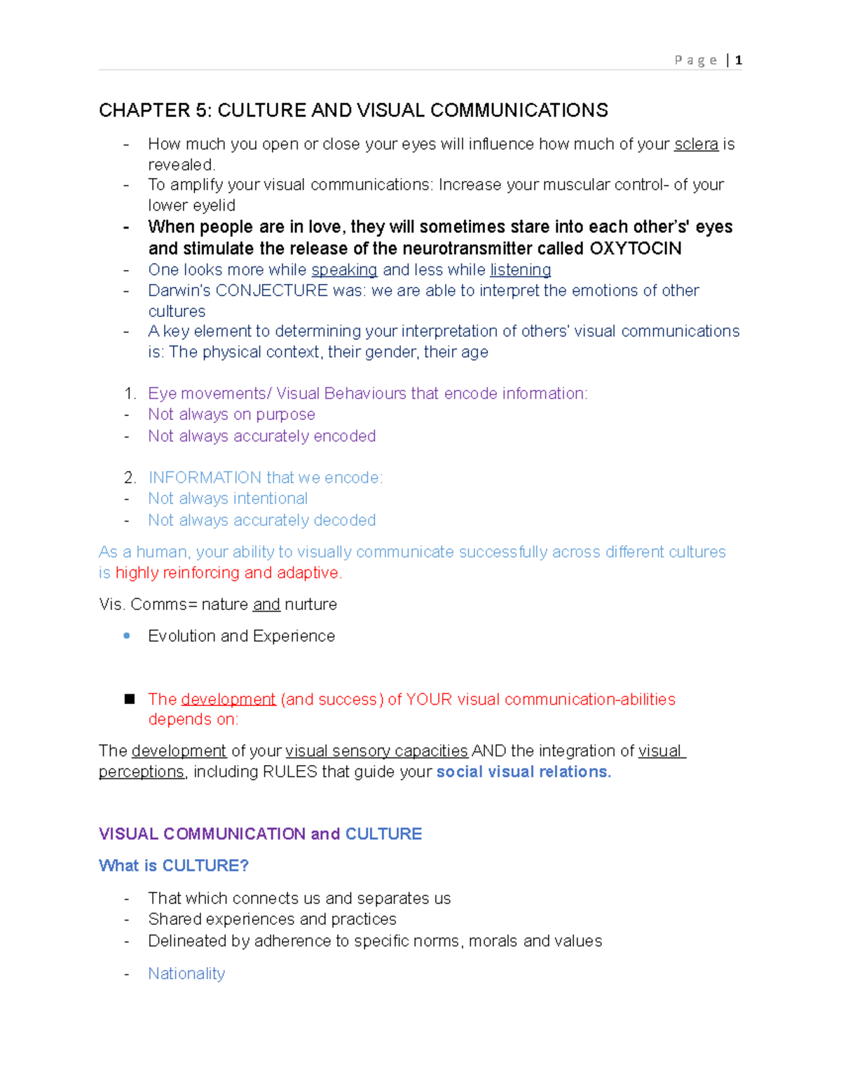 Chapter 5- Visual Communications - CHAPTER 5: CULTURE AND VISUAL ...