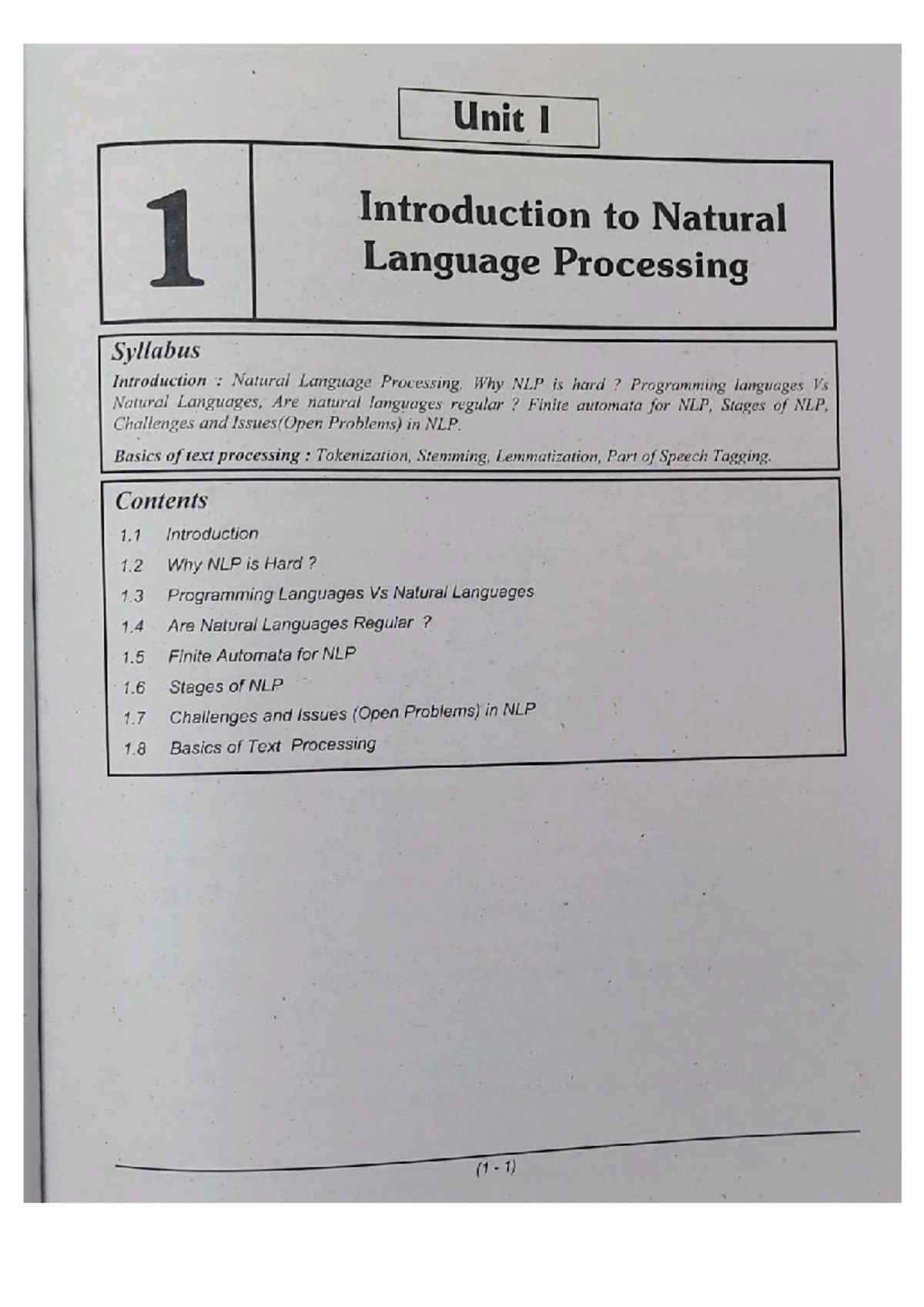 Natural language processing textbook - computer technology - Studocu