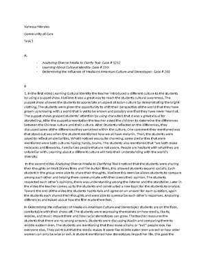 D270 Assignment Task 2 - As educational environments increasingly ...