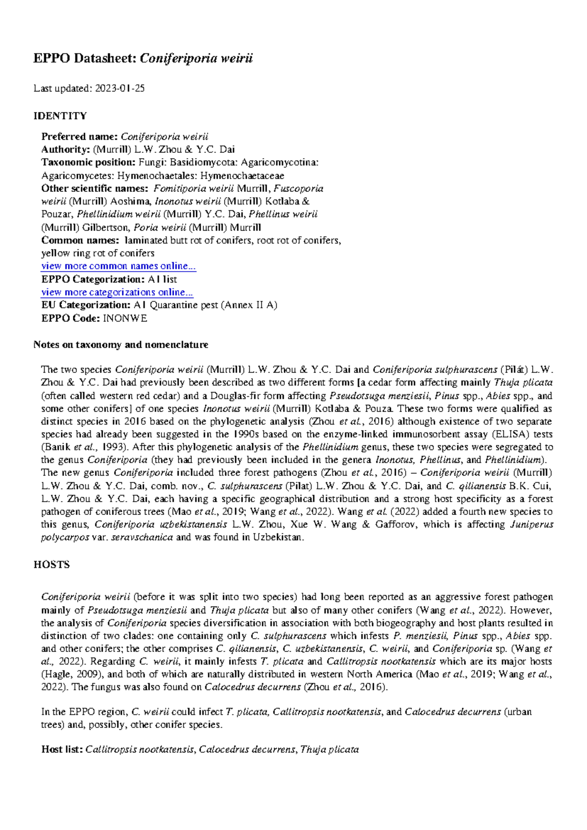 Eppo datasheet Inonwe - resumen de componente - EPPO Datasheet ...