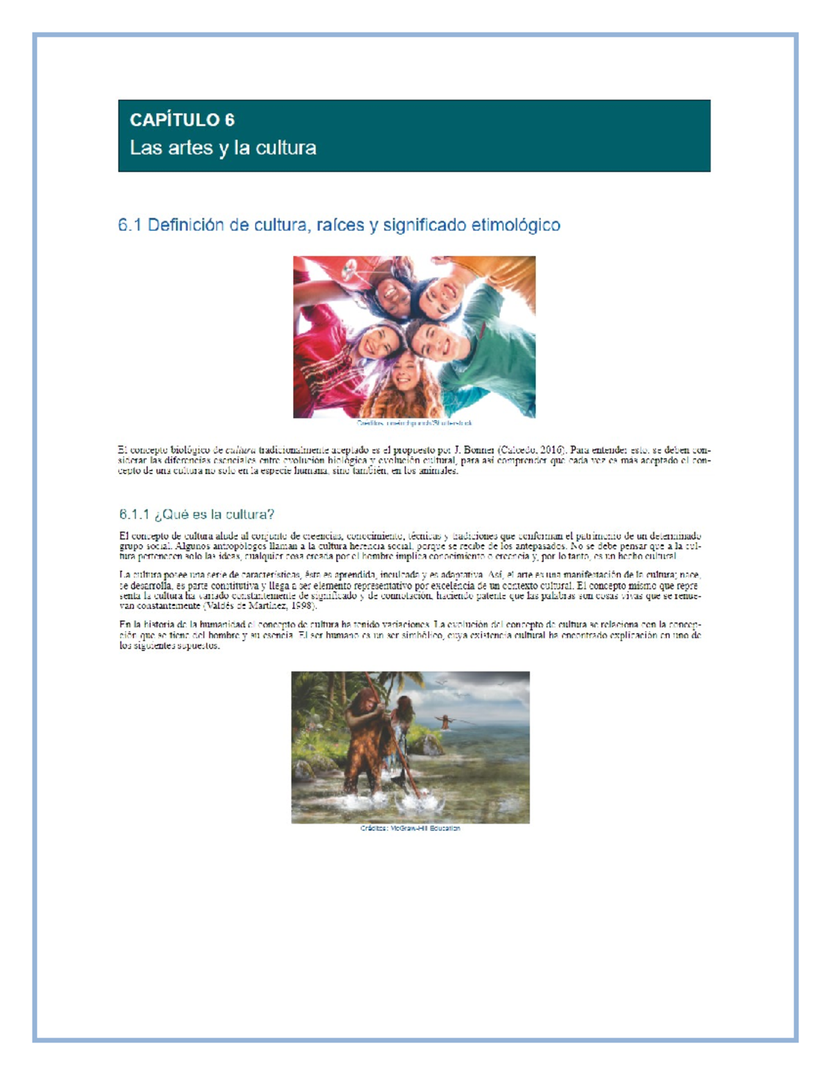 Capítulo 6 Artes e interculturalidad - Studocu