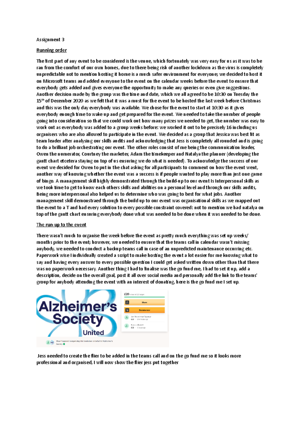 Asignment 3 - use this for a flying high pass distinction and merit and ...