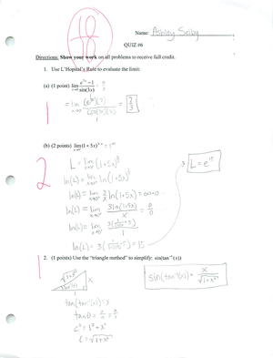Indefinite vs. Definite Integrals - MATH 2323 - Studocu