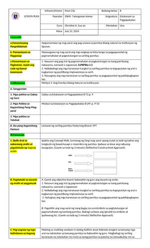 CFLM-1 Module-1 - Character Formation - PASSI CITY COLLEGE City of ...