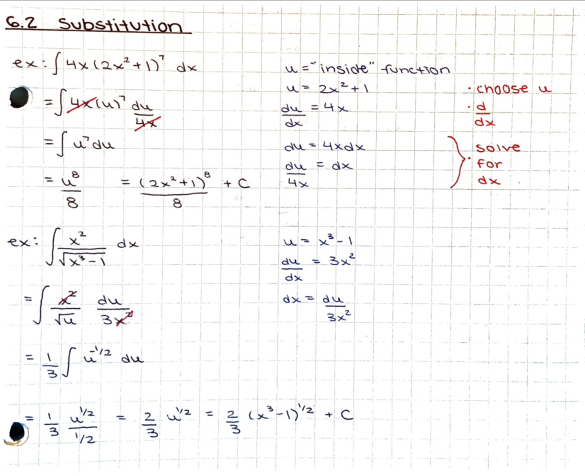 Cal 2 6 - Notes on 6.2.3 in Cal 2 - 208 - Studocu