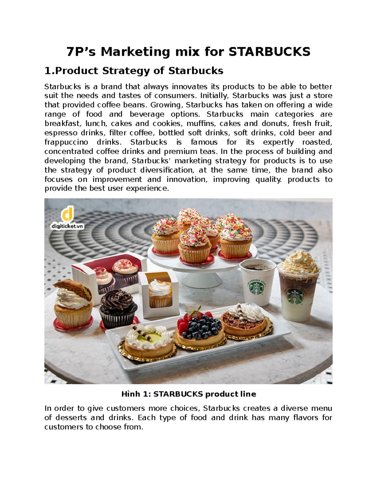 starbucks nghien cuu hoach donhg - 7P’s Marketing mix for STARBUCKS 1 ...