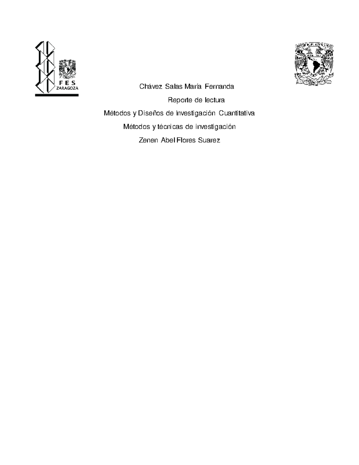 RP 9 - informacion valiosa - Chávez Salas María Fernanda Reporte de ...
